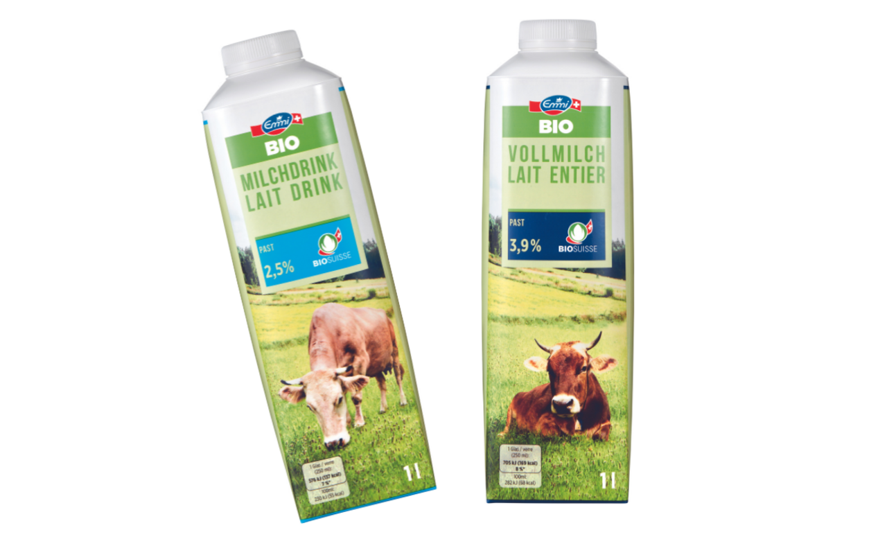 Bei Denner gibt es neu Bio-Milch mit Knospe – dank Emmi - bauernzeitung ...