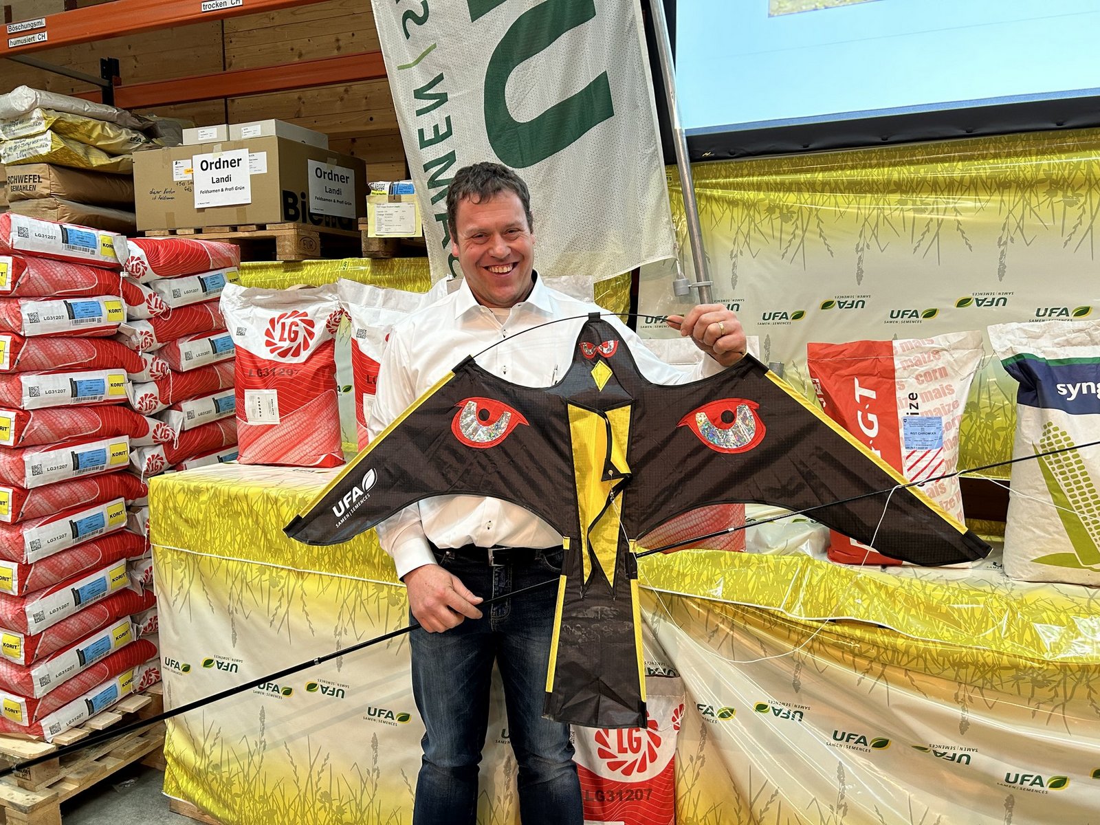 13 neue Maissorten und mit Fernand Andrey ein fulminanter Redner ...