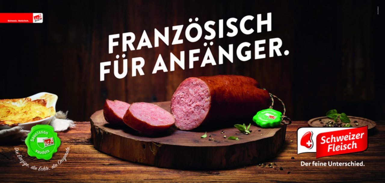 Saucisson Vaudois IGP und "Schweizer Fleisch" spannen zusammen ...