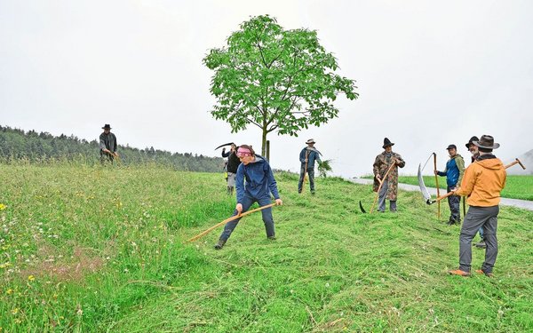 Die Sense muss man schwingen lassen - bauernzeitung.ch | BauernZeitung