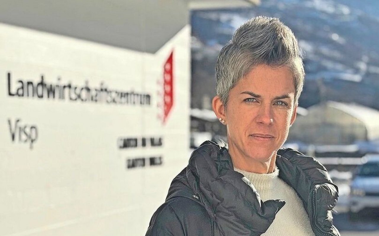 Karin Oesch geniesst die gestalterische Freiheit im Wallis ...