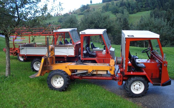 «Meine Aebi-Transporter sind wie ich ein bisschen im Ruhestand ...
