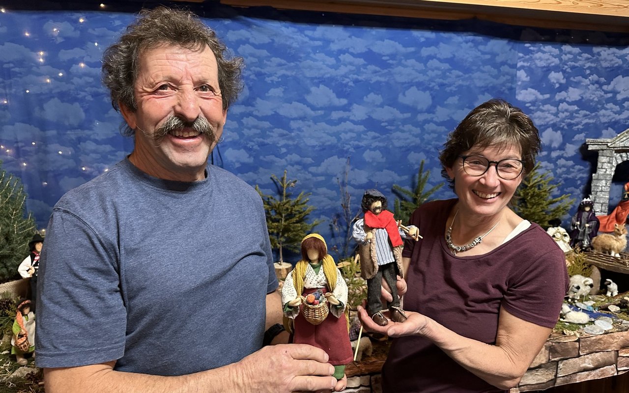 Rita und Aluis Cavegn machen von den Weihnachtsfiguren bis zur ...